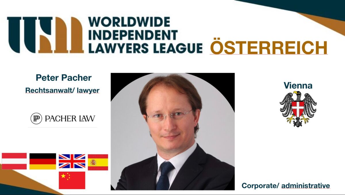 WELCOME ON BOARD ATTORNEY PETER PACHER - Willeague