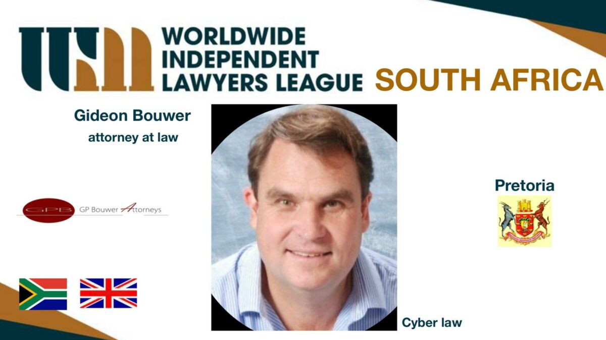 WELCOME ON BOARD ATTORNEY GIDEON BOUWER - Willeague